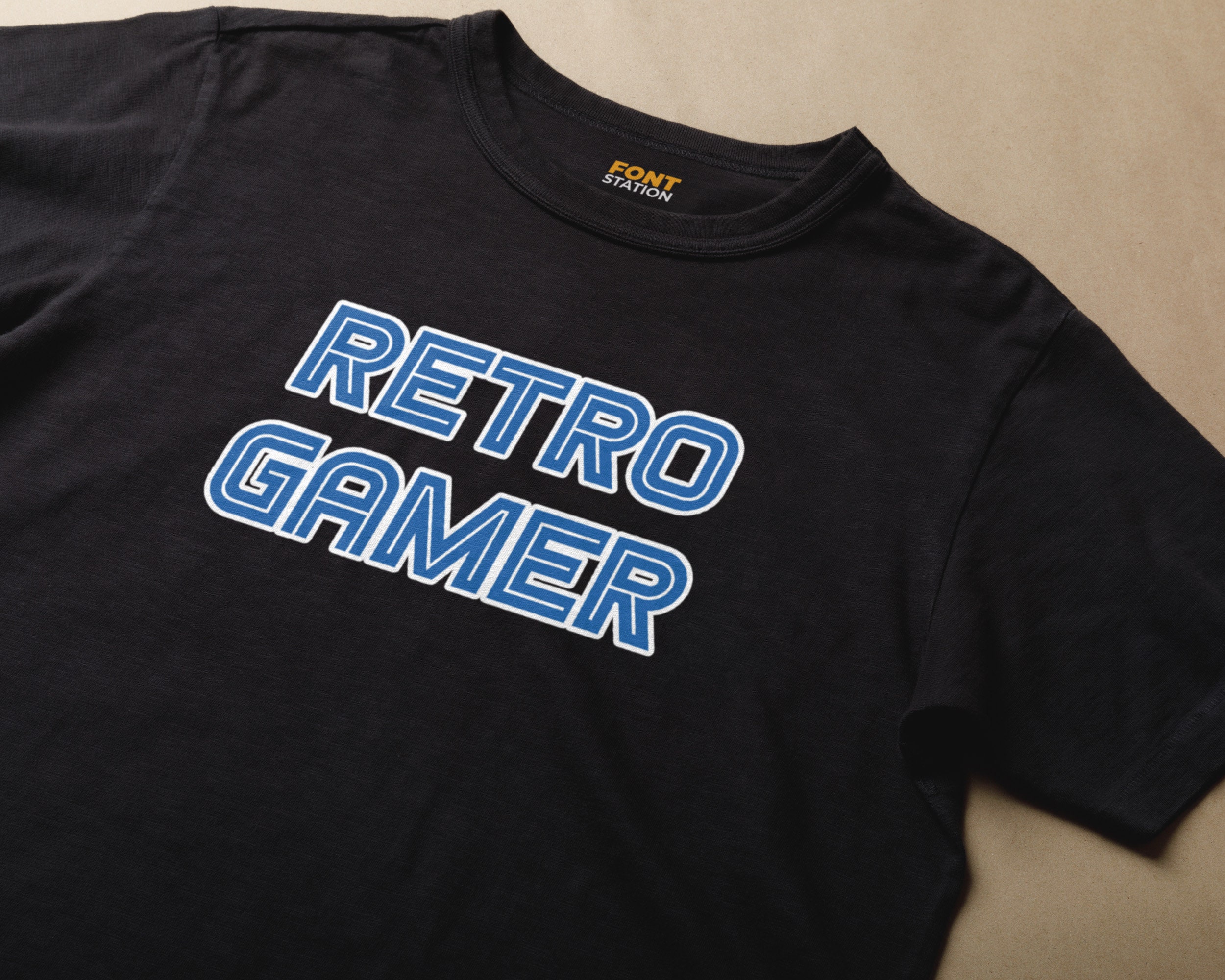 Retro Arcade Font - Gamer SVG - Cricut Silhouette Font - Retro 80 ...