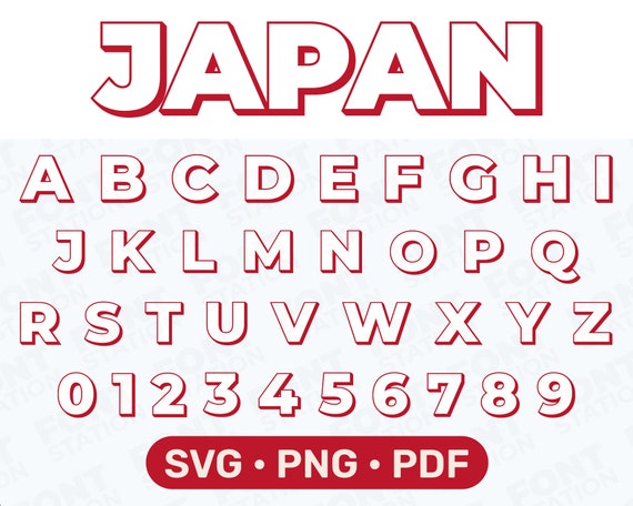 Alfabetletters In Het Japans Sticker Alfabet Letters, Cijfers En