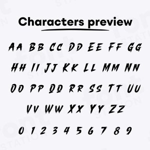 Slasher Font - Horror Font - Cricut Silhouette Font & SVG - Halloween ...