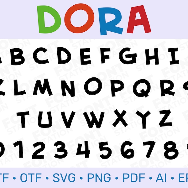 Dora Svg - Etsy