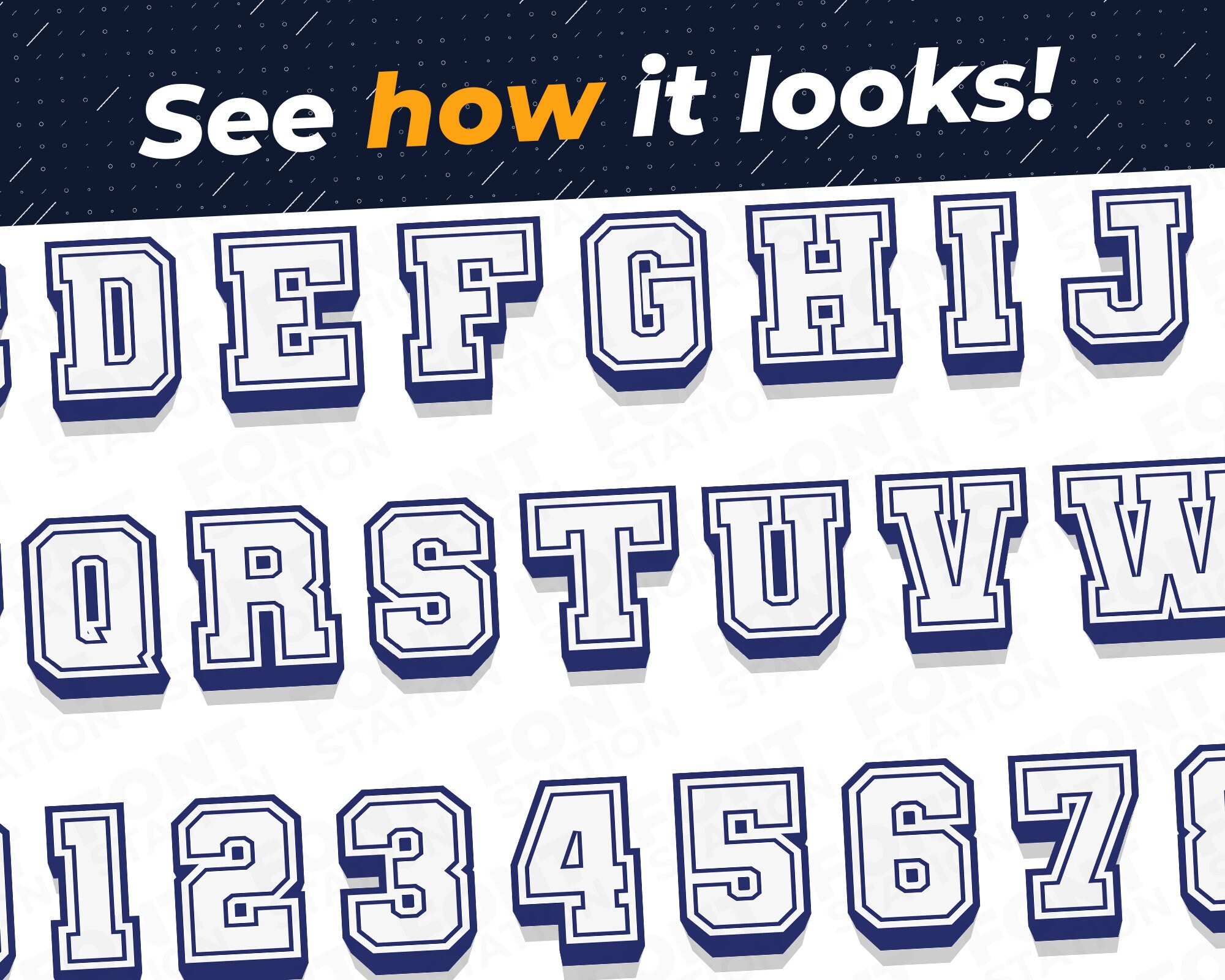 Baseball Letters SVG, PNG, PDF - Baseball Sublimation Text, Varsity ...