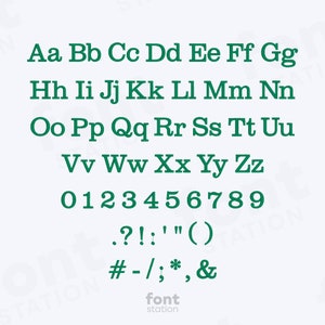 School Book Embroidery Font - 10 Sizes - BX, PES + 9 Formats - Serif ...