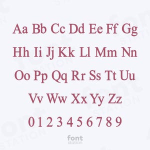 Times Roman Embroidery Font - 9 Sizes - BX, PES + 9 Formats - Serif ...