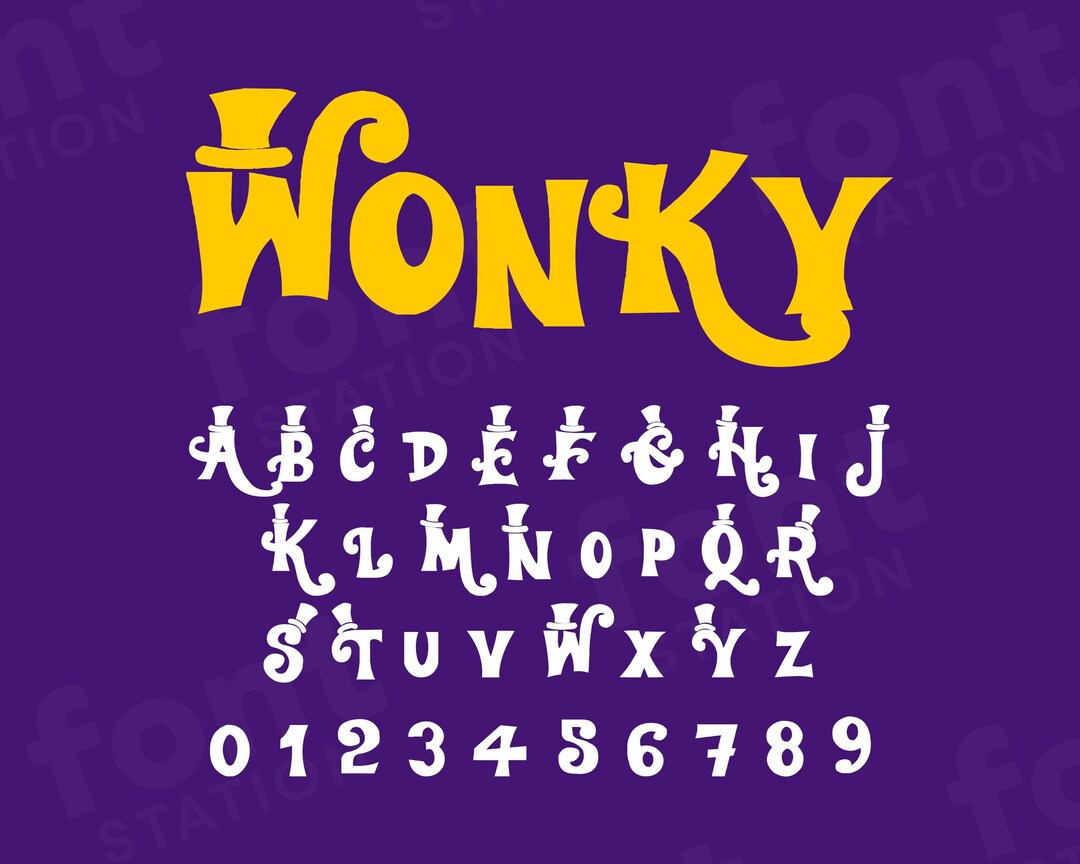 Wonky Font - Wonky SVG - Funny Fantasy Letters, Playful Kids Alphabet ...