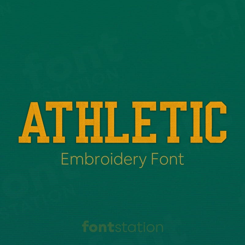 Sports Block Shadow Font - Etsy
