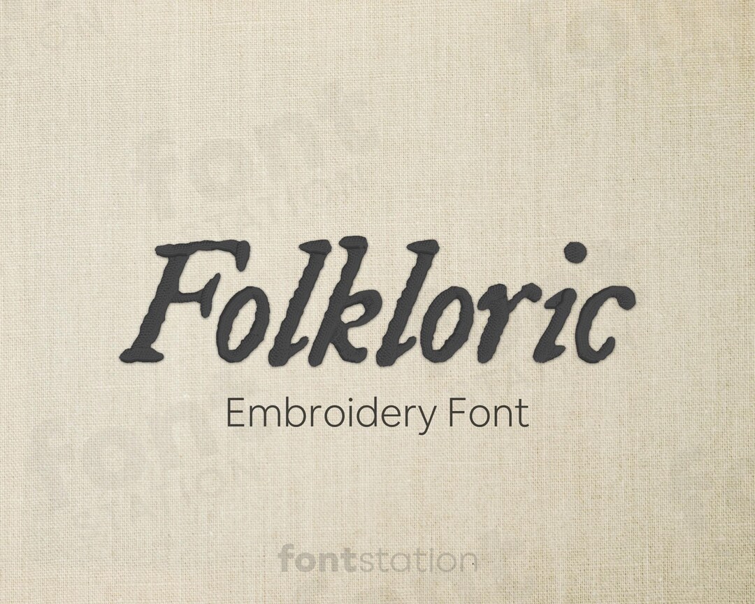 Folkloric Embroidery Font - Medieval Letters - Mystical, Magic ...