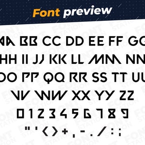 Shooter Font - Gaming SVG - Cricut Silhouette Font - Modern Futuristic ...