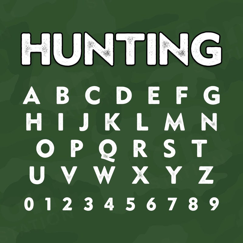 Huntrix Font - Etsy