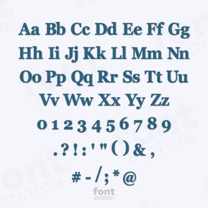 Georgia Bold Embroidery Font - Classic Letters - Serif Machine ...