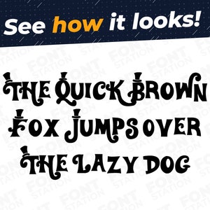 Wonky Font - Wonky SVG - Funny Fantasy Letters, Playful Kids Alphabet ...