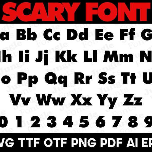 The Movie Saw Font - Etsy UK