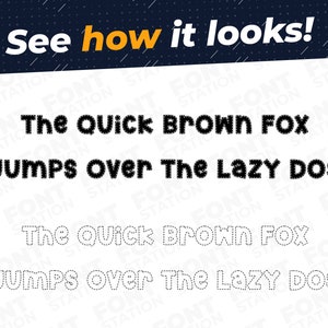 Dashed Font - Dashed SVG - Cricut Silhouette Font - Stitched Letters, Dashes Alphabet ...