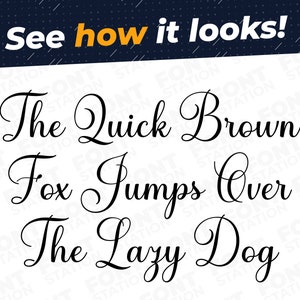 Vintage Jewelry Font - Cursive SVG - Cricut Silhouette Font - Classic ...