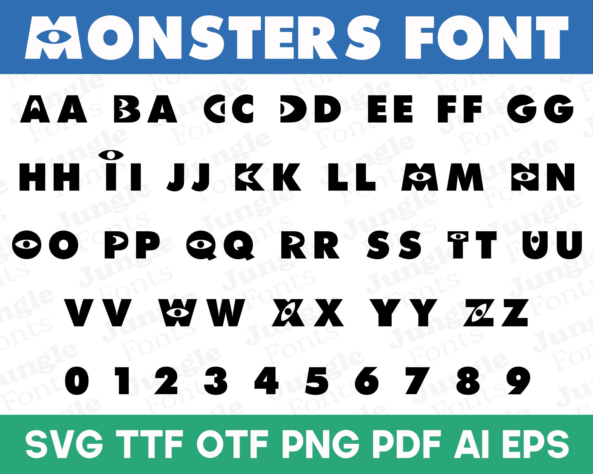 Monsters Inc Font