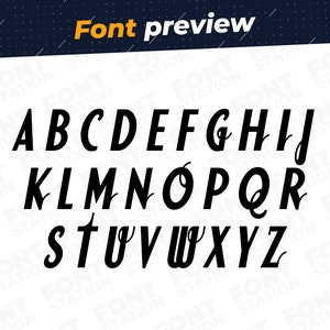 Dex Butcher Font - Butcher SVG - Cricut Silhouette Font - Psycho ...