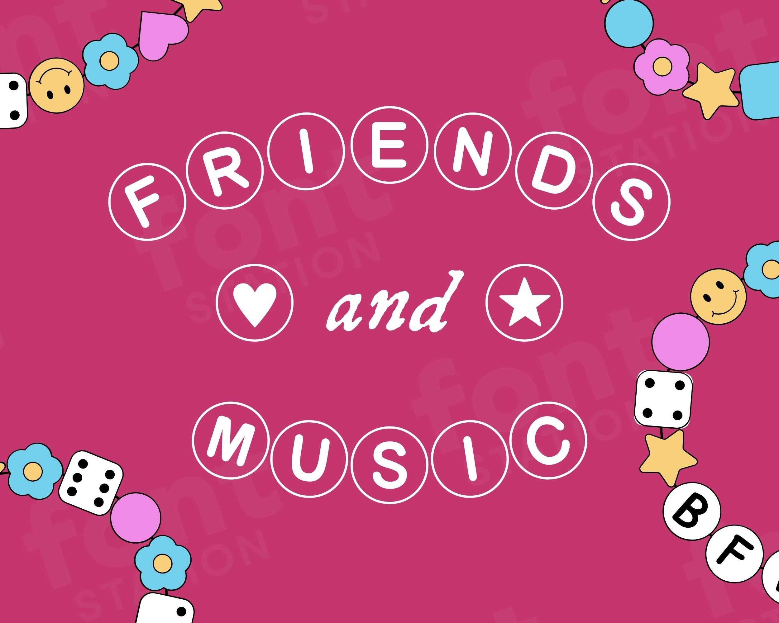 Friendship Beaded Bracelet Font - Swiftie Beads SVG - Letters, Alphabet ...