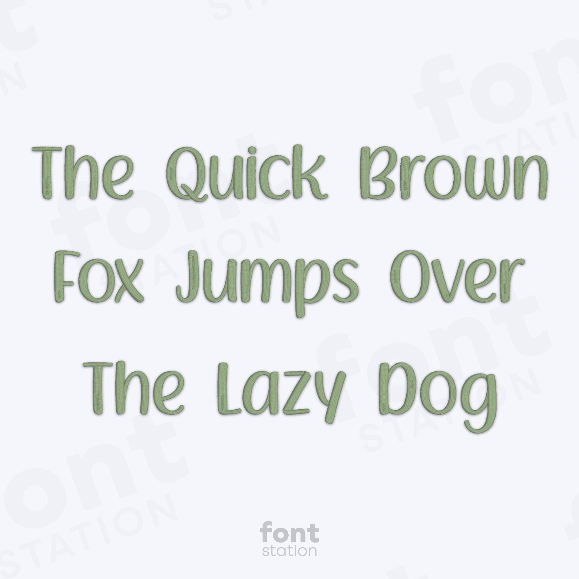 Baby Embroidery Font - Boys & Girls Embroidery Letters - Cute and ...