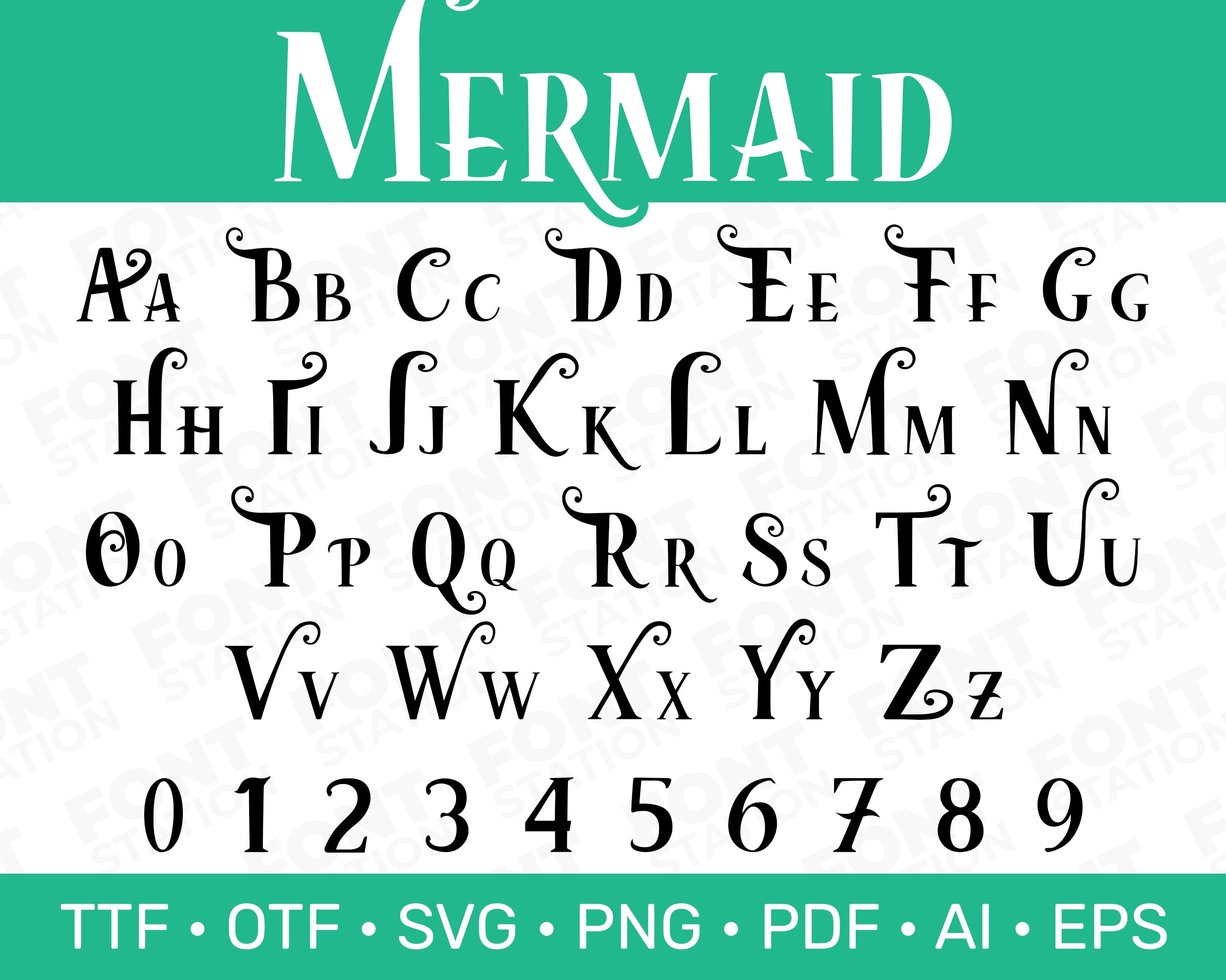 Little Mermaid Font