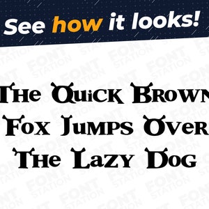 Green Ogre Font Stinky Monster SVG Cricut Silhouette Font Kids Ears ...