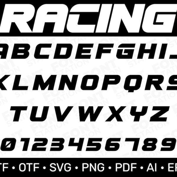 Font Alphabet Letter - Etsy