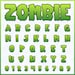 Zombie Letters SVG, PNG - Zombie Alphabet, Halloween Lettering, Doodle ...