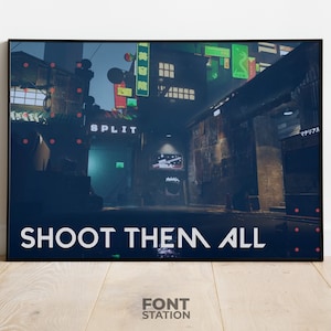 Shooter Font - Gaming SVG - Cricut Silhouette Font - Modern Futuristic ...