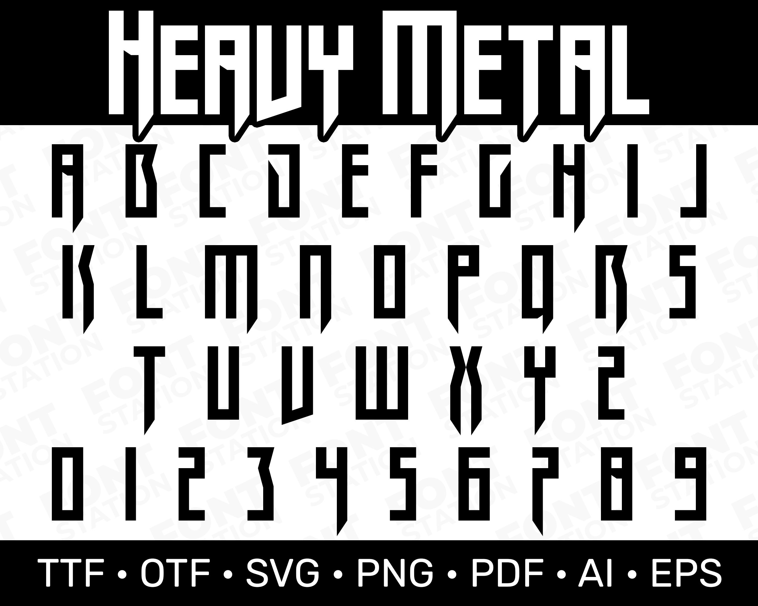 Black Metal Font Creator