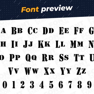 Marine Font - Marine SVG - Military Stencil Army Letters, Alphabet ...