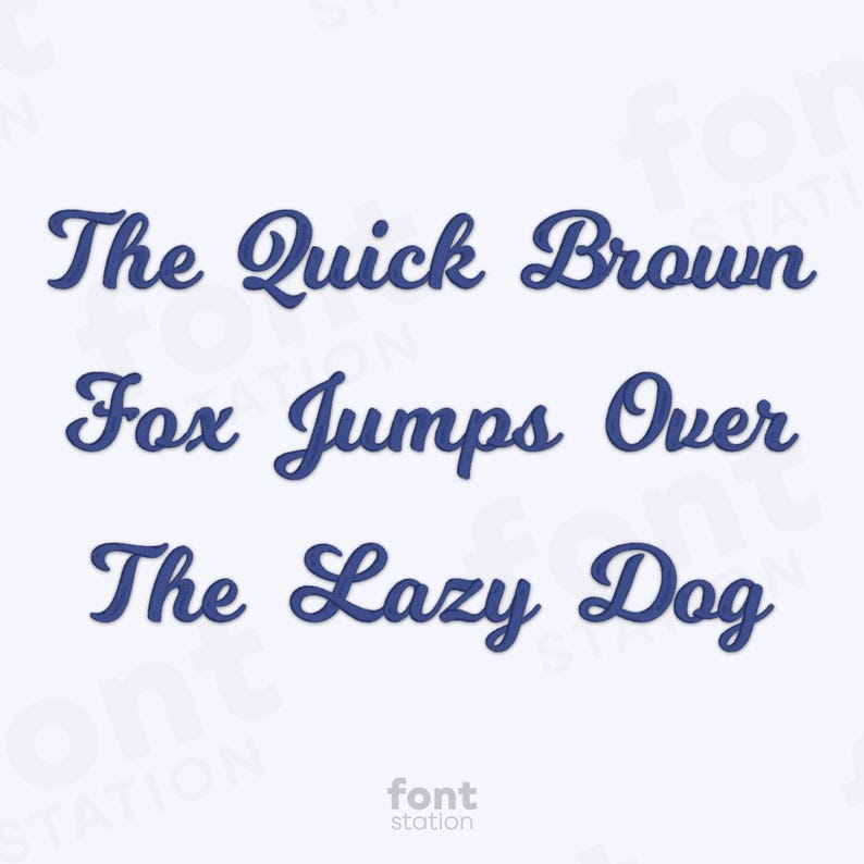 Casual Script Embroidery Font - Modern Letters - Beautiful Machine ...