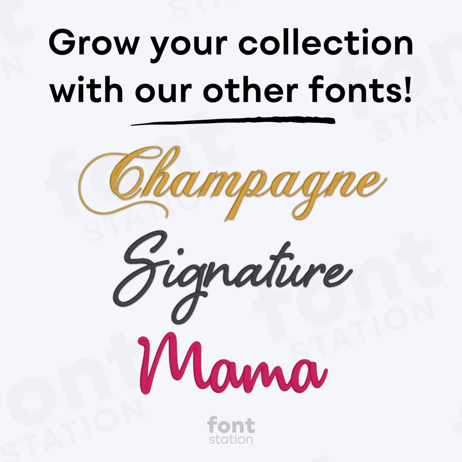 Georgia Italic Embroidery Font - Elegant & Italic Serif Letters ...
