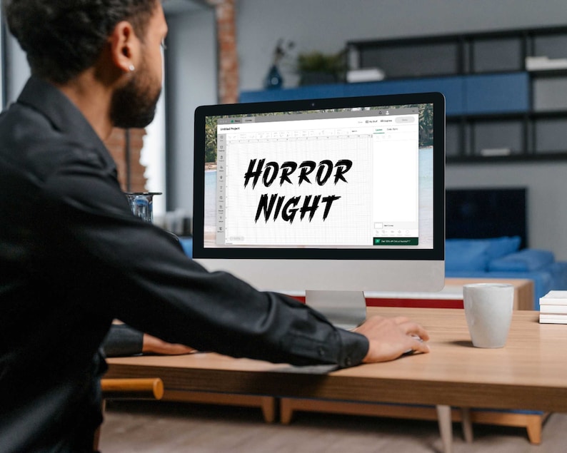 Slasher Font - Horror Font - Cricut Silhouette Font & SVG - Halloween ...