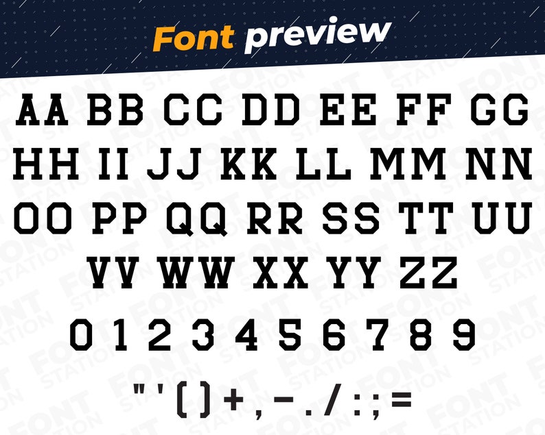 Golf Font - Varsity Font - Cricut Canva Font - Golf Letters, Alphabet ...