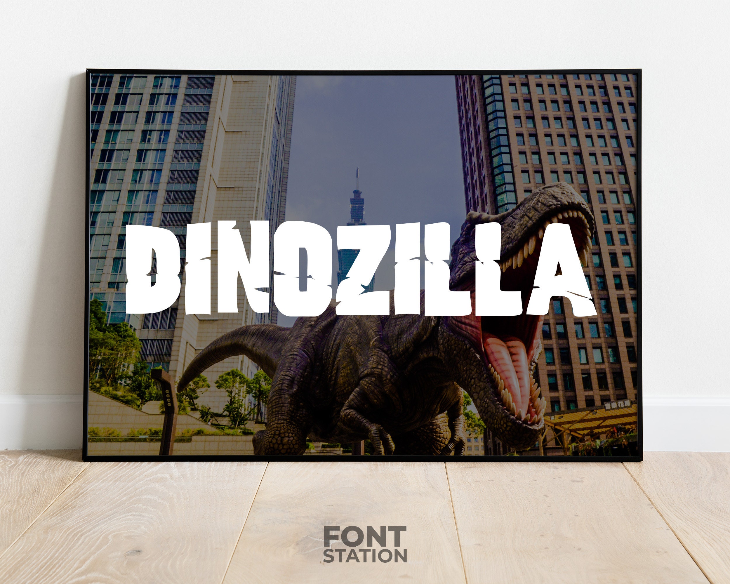 Dinozilla Font - Dinozilla SVG - Dinosaur Letters, Monster Alphabet ...