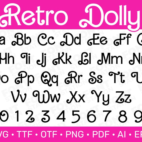 Girly Letters - Etsy