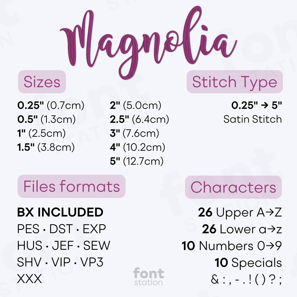 Magnolia Sky Embroidery Font - Script Embroidery Letters - Curly ...