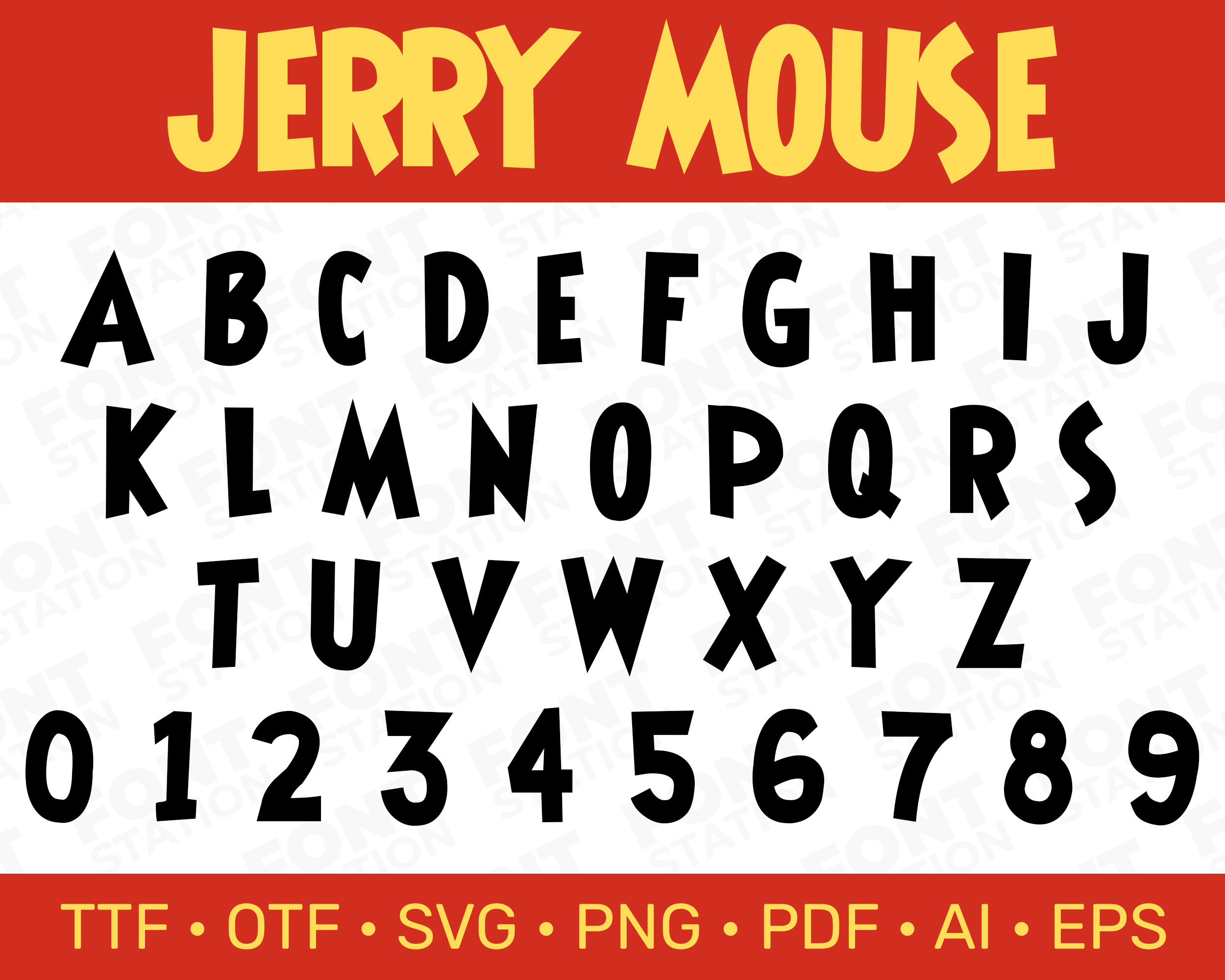 Tom And Jerry Logo Font