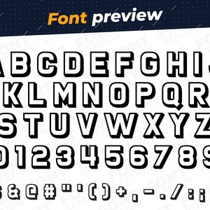 Shadow Font Shadow SVG Cricut Silhouette Font Retro Letters, Modern ...