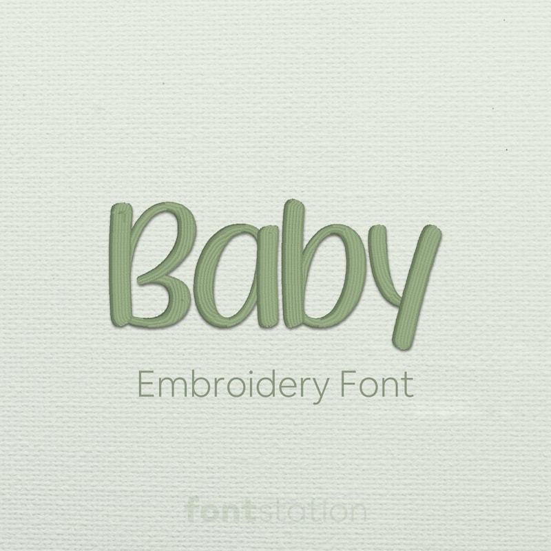 Baby Pes Embroidery Fonts - Etsy
