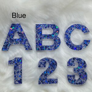 Glittery Alphabet and Number Setsgreat for Letter/number Recognition ...