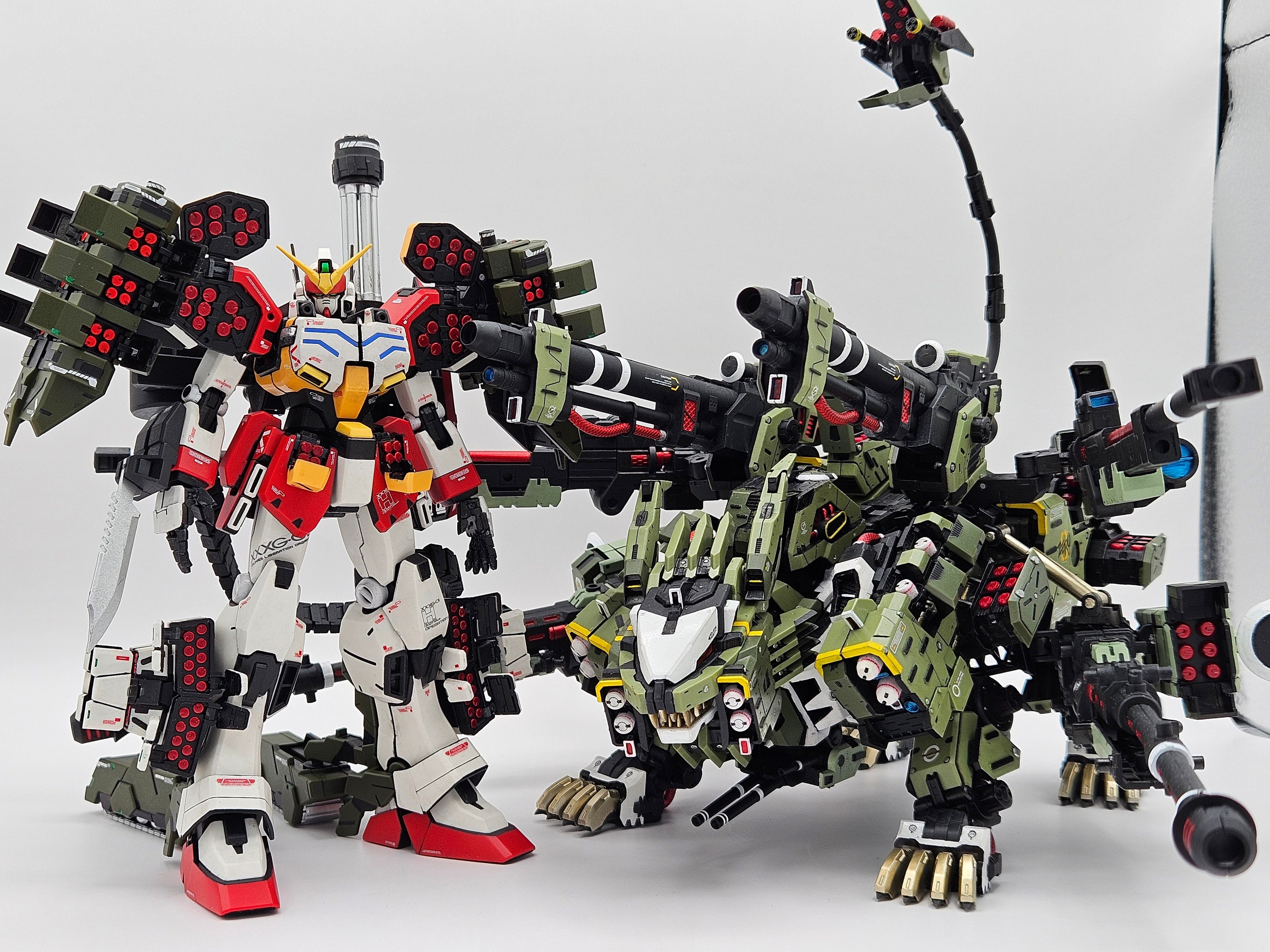 Anaheimmechlabs Gundam Heavyarms igel Unit Custom Built & Painted MG 1/ ...