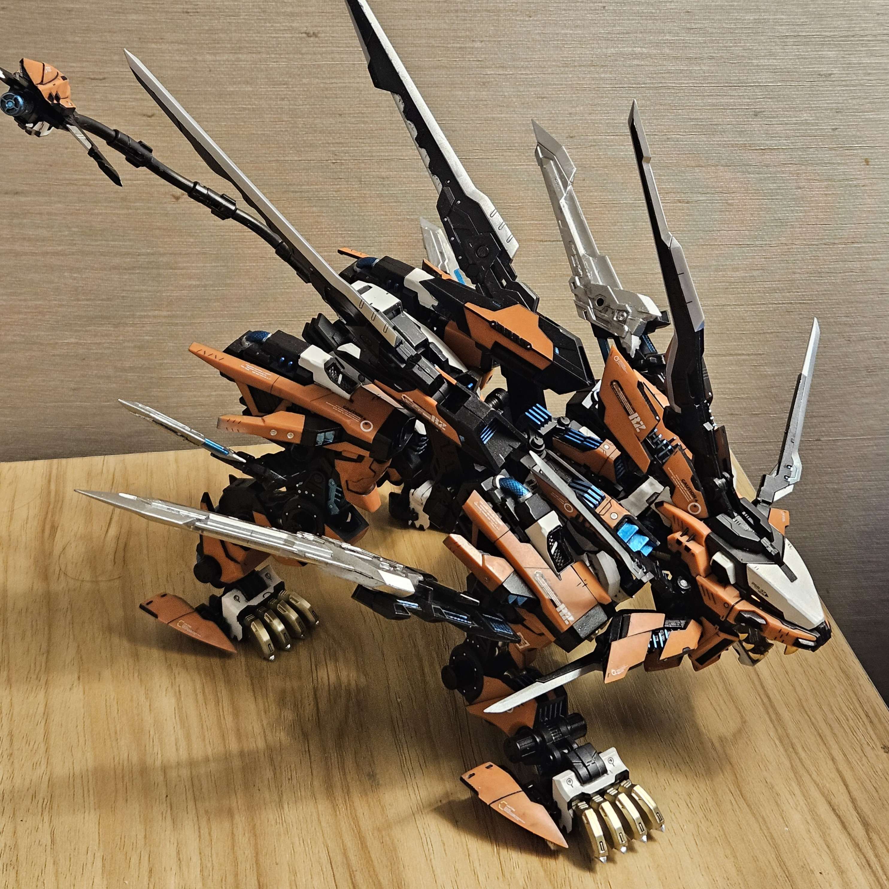 Anaheimmechlabs Zoids Liger Zero King Schenider Custom Built & Painted ...