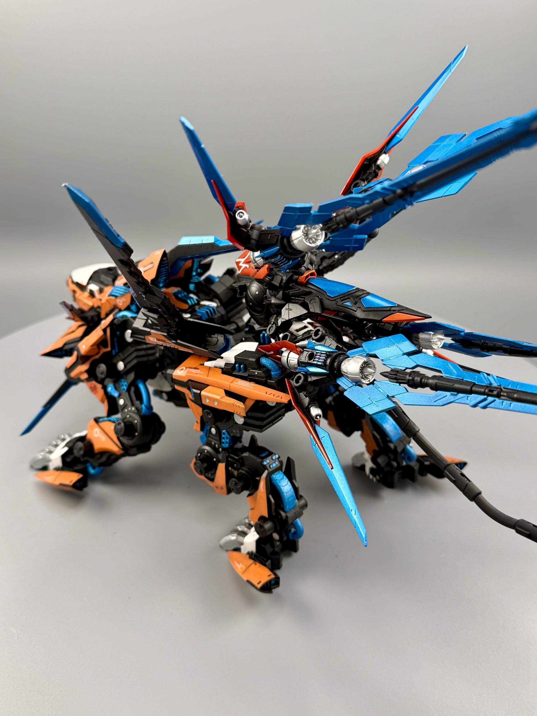Anaheimmechlabs Zoids Liger Zero King Schenider Custom Built & Painted ...