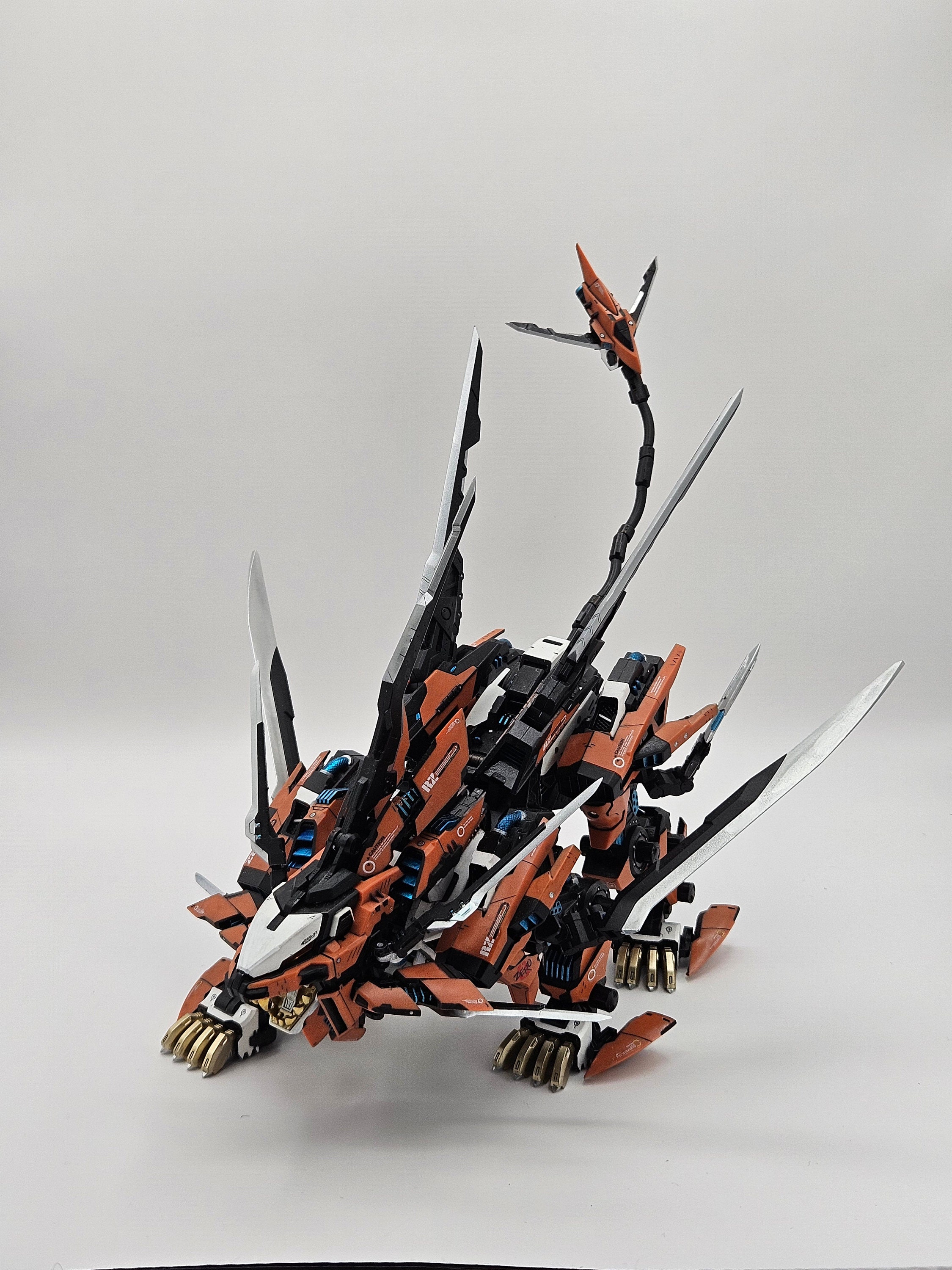 Anaheimmechlabs Zoids Liger Zero King Schenider Custom Built & Painted ...