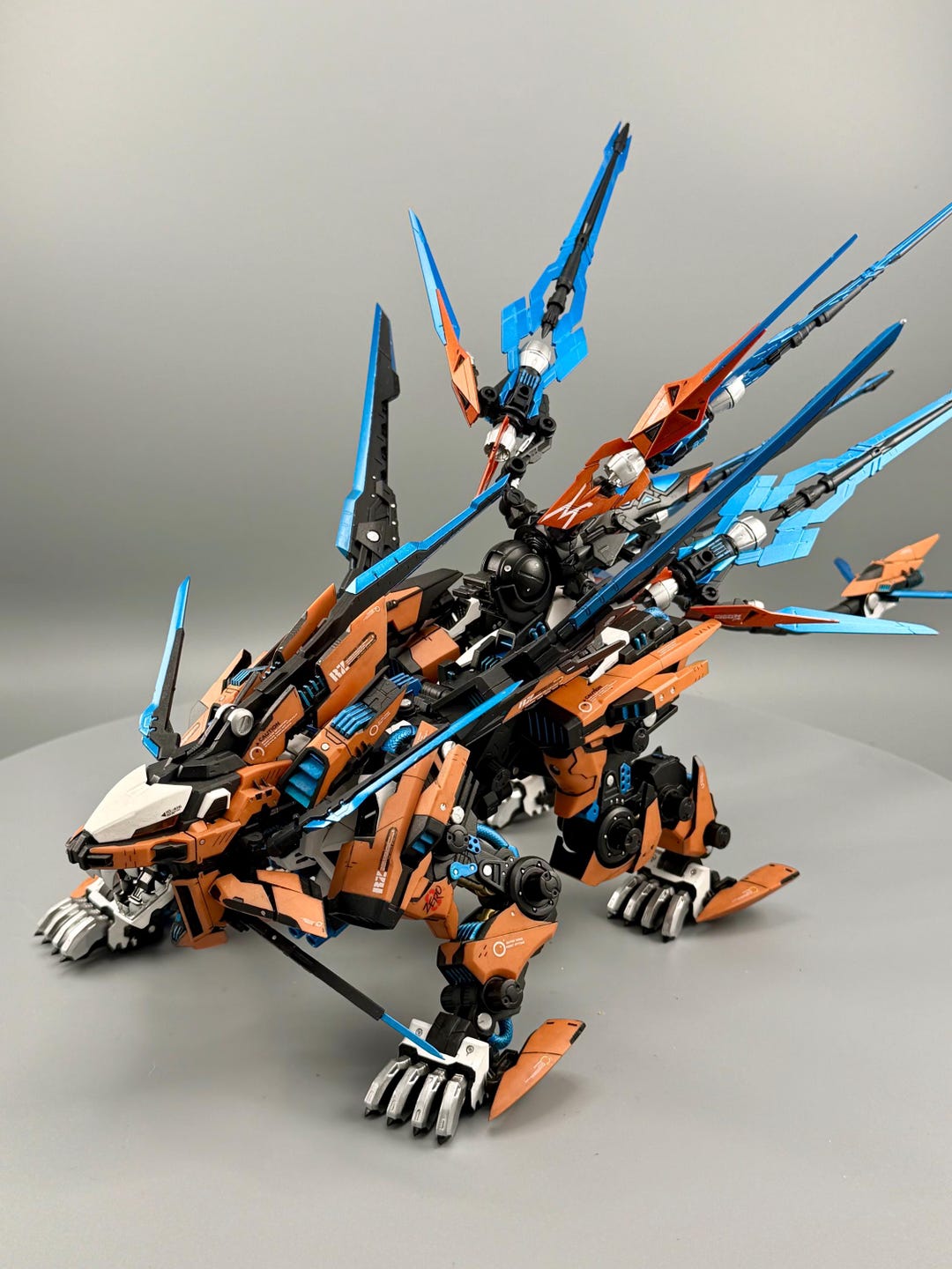 Anaheimmechlabs Zoids Liger Zero King Schenider Custom Built & Painted ...