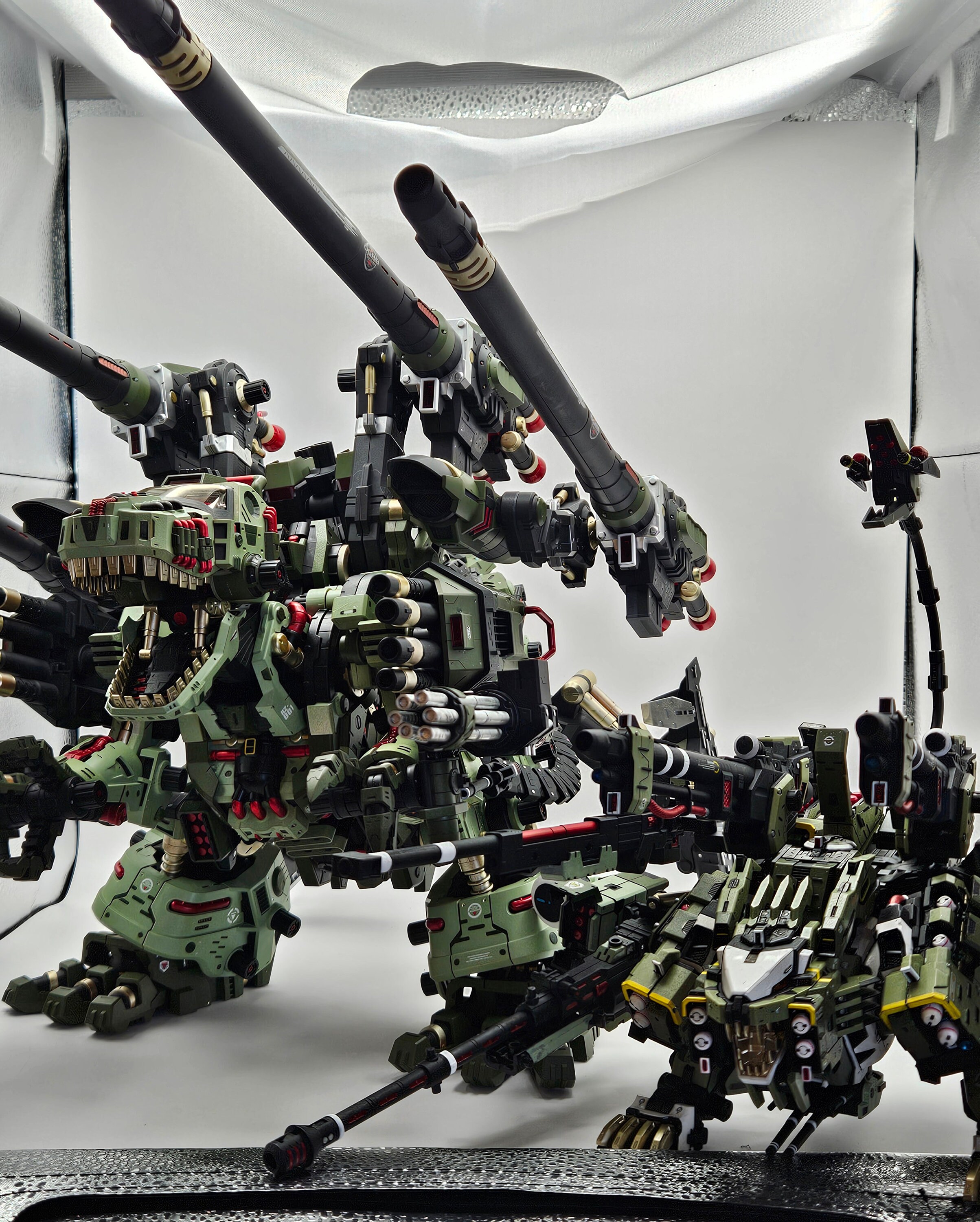 Anaheimmechlabs Zoids Gojulas the Panzer Custom Built & Painted 1/72 ...
