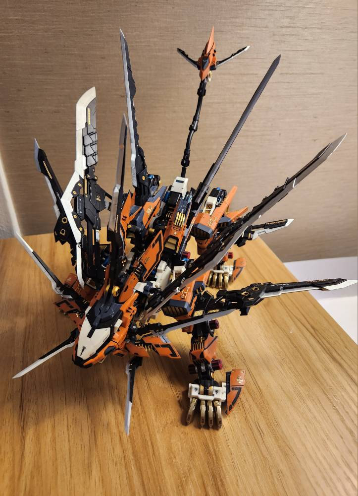 Anaheimmechlabs Zoids Liger Zero King Schenider Custom Built & Painted ...