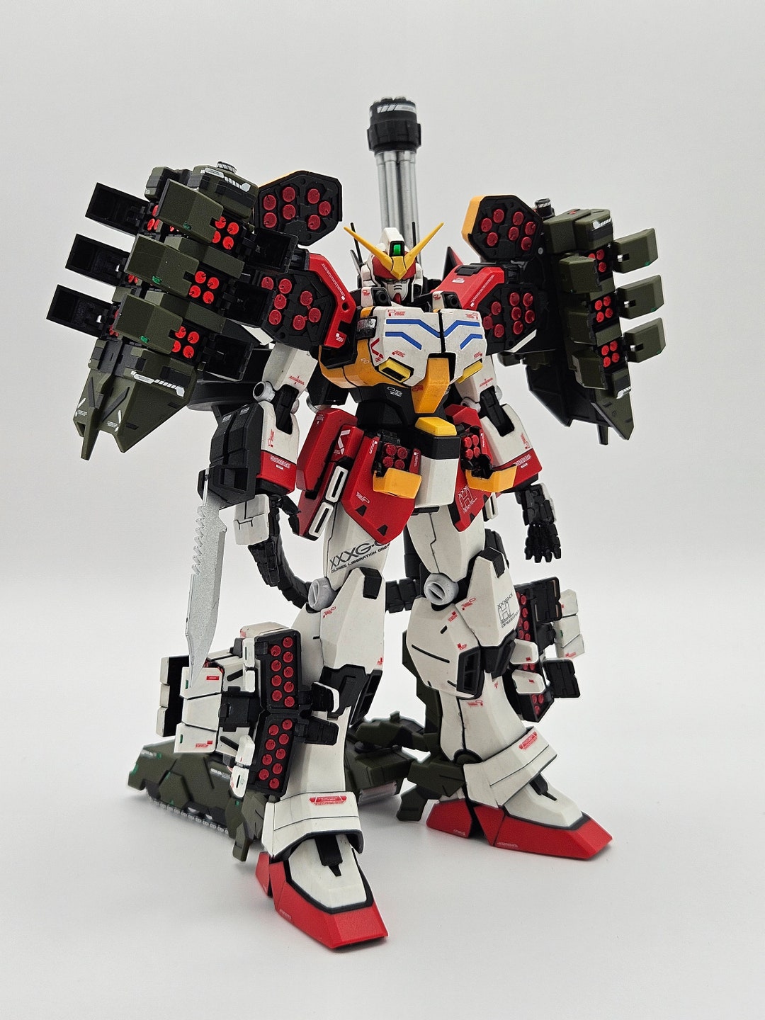 Anaheimmechlabs Gundam Heavyarms igel Unit Custom Built & Painted MG 1/ ...