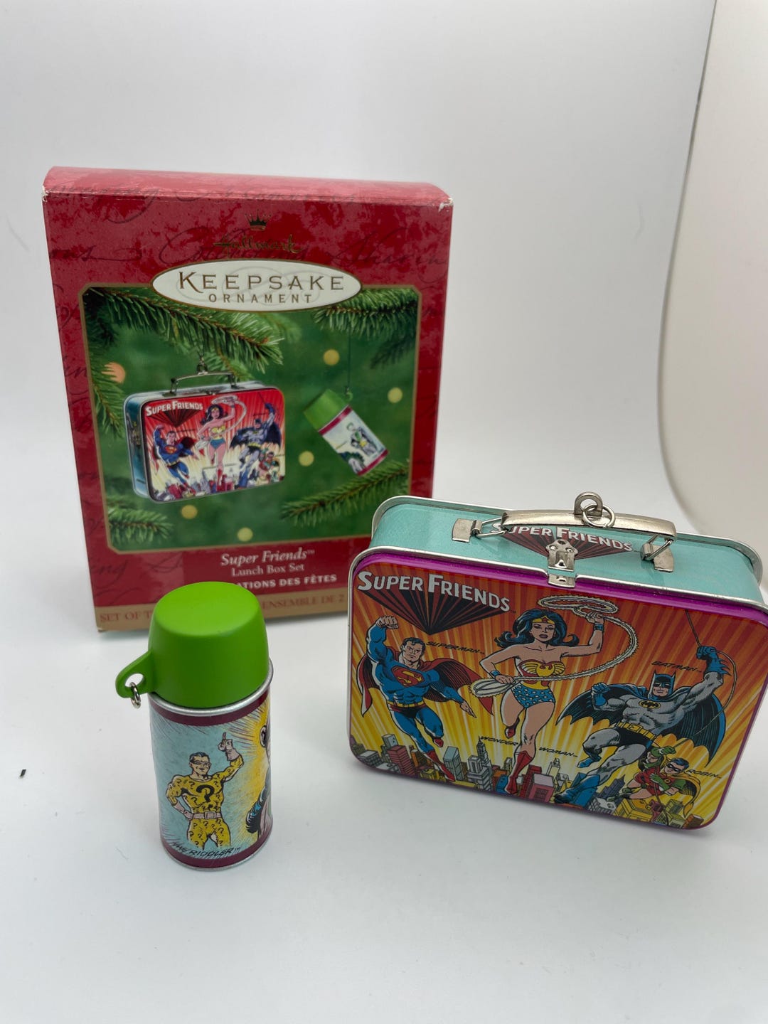 Super Friends Lunch Box Set Hallmark Ornament 2000 - Etsy