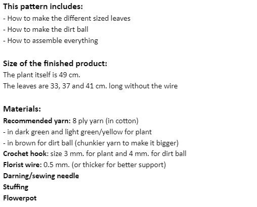 Snake Plant Crochet Pattern - Etsy