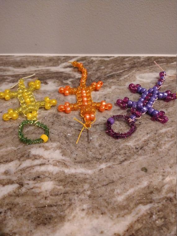 Beaded Lizard Key-chains - Etsy
